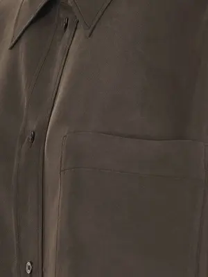 Soeur Lapel Collar Long Sleeve Shirt