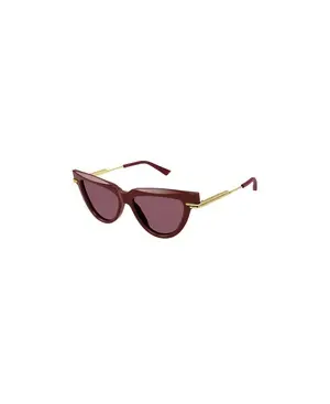 Bottega Veneta Bottega Veneta Cat Eye Frame Sunglasses Brown