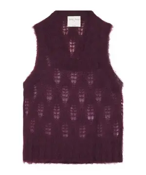 FORTE_FORTE Crewneck Sleeveless Knit Tank Top
