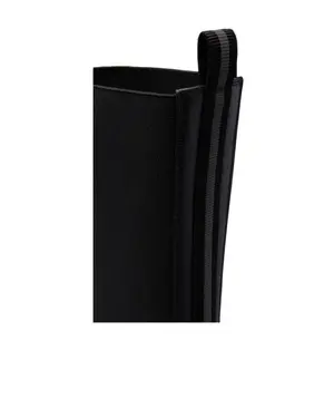 Moncler Logo Leather Chelsea Boots - Black