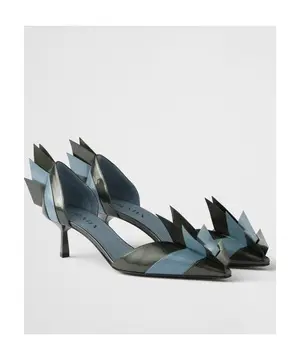Prada Panelled Slingback Heels