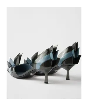 Prada Panelled Slingback Heels