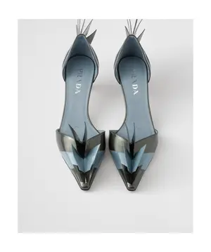 Prada Panelled Slingback Heels