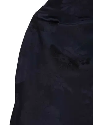 FORTE_FORTE Sleeveless Floral Jacquard Halter Top