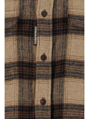 Dsquared2 Checked Long-sleeved Shirt