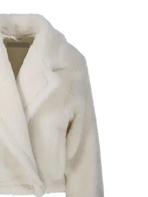 Max Mara Oggeri Long-sleeved Coat - White