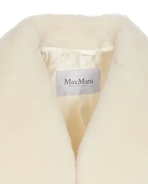 Max Mara Oggeri Long-sleeved Coat - White