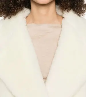 Max Mara Oggeri Long-sleeved Coat - White