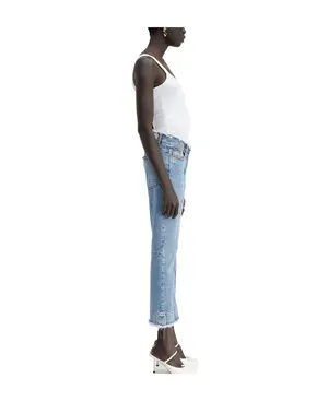 Jacquemus Le De Nimes Linon Cropped Jeans