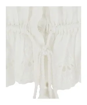 Isabel Marant Étoile Polly Floral Lace Blouse - White