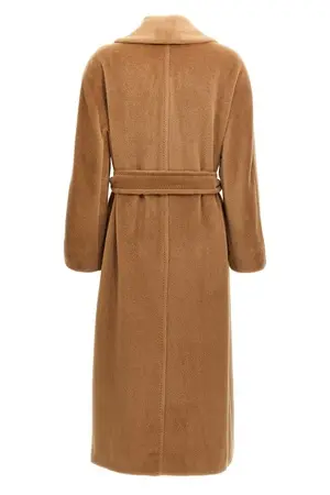 Max Mara Belted Long-sleeved Coat