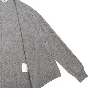 Play Comme Des Garcon Mélange-effect Wool Cardigan