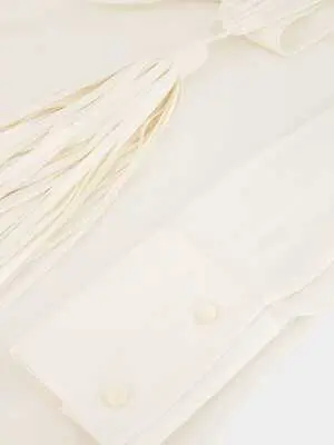 Stella McCartney Long-sleeved Tassel Draped Top
