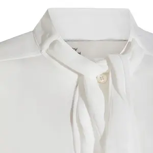 Tory Burch Georgette Bow Blouse - No
