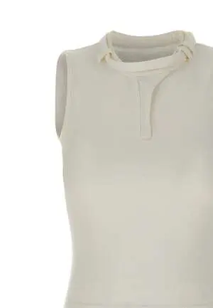 DIESEL® T-iara Zip-strap Sleeveless Top - White