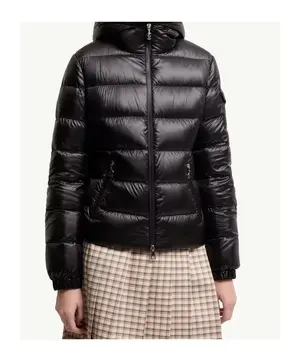 Moncler Glesse Zip-up Short Padded Jacket - Black