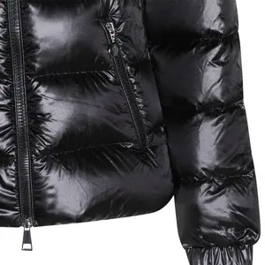 Moncler Glesse Zip-up Short Padded Jacket - Black