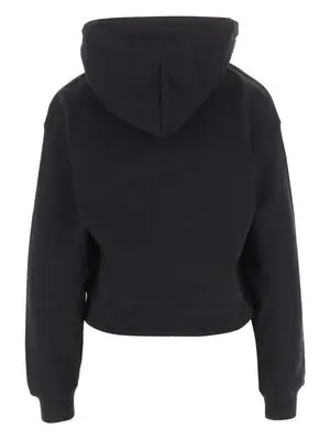 Jacquemus Logo Patch Drawstring Hoodie - Black