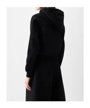 Jacquemus Logo Patch Drawstring Hoodie - Black