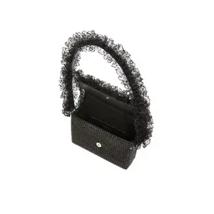 SELF-PORTRAIT Crystal Lace Detail Bag