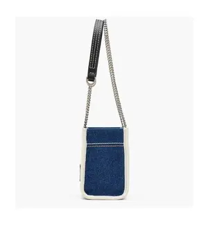 Marc Jacobs Denim Chain Crossbody Bag - Blue