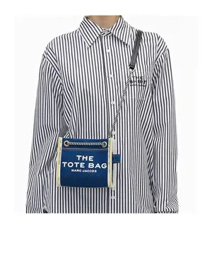 Marc Jacobs Denim Chain Crossbody Bag - Blue