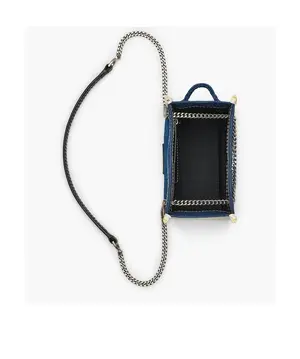 Marc Jacobs Denim Chain Crossbody Bag - Blue