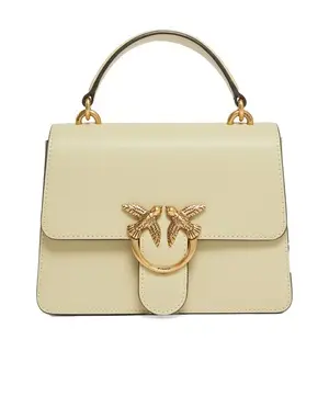 Pinko Love One Fold-over Tote Bag - Nude