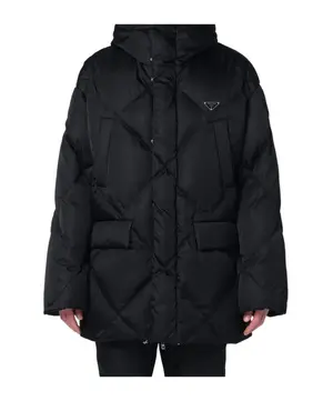 Prada Quilted Hooded Jacket