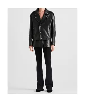 Prada Leather Biker Jacket