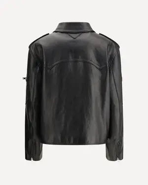 Prada Leather Biker Jacket