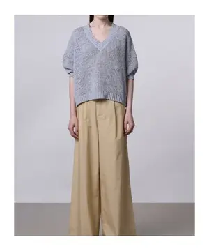 ROBERTO COLLINA V-neck Knitted Sweater