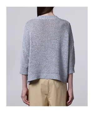 ROBERTO COLLINA V-neck Knitted Sweater
