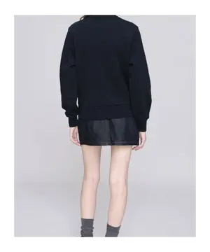 A.p.c. Logo-appliqué Sweatshirt - Dark Navy/ecru
