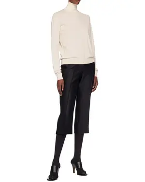 THE ROW Heva Turtleneck Knitted Jumper - Shell Color