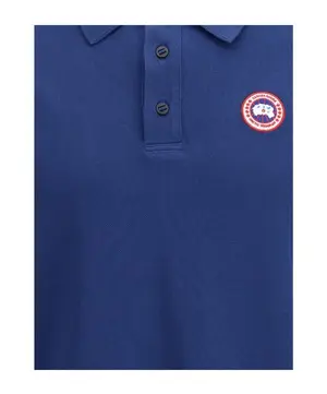 Canada Goose Beckley Logo Patch Polo Shirt - Navy Blue