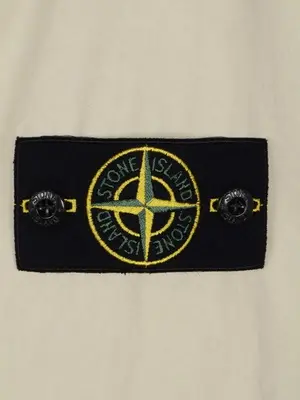 Stone Island Compass Patch Short-sleeved Shirt - Sand