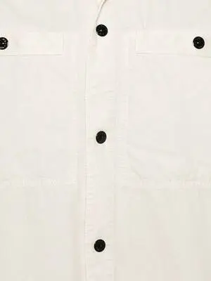 Stone Island Compass Patch Short-sleeved Shirt - Sand