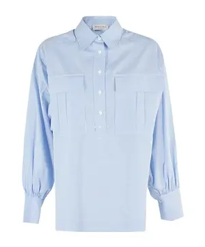 ERMANNO FIRENZE Striped Long Sleeve Shirt