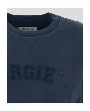 MAISON MARGIELA Glitter-embellished Logo Sweatshirt
