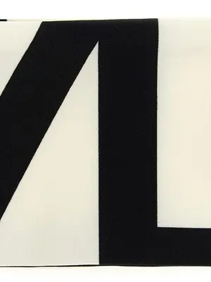 TOTEME Monogram Print Headband - White
