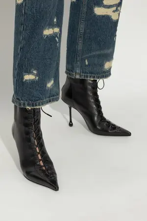 JIMMY CHOO Scarlett Pointed Toe Stiletto Ankle Boots