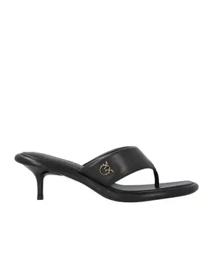 Pinko Love Birds Plaque Sandals