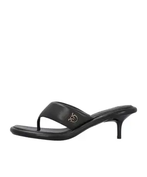 Pinko Love Birds Plaque Sandals