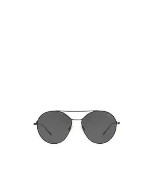 Prada Logo Aviator Sunglasses - Gray