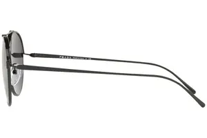Prada Logo Aviator Sunglasses - Gray