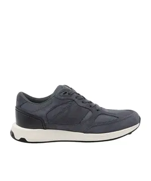 TOD'S Mesh Panelled Lace-up Sneakers - Black