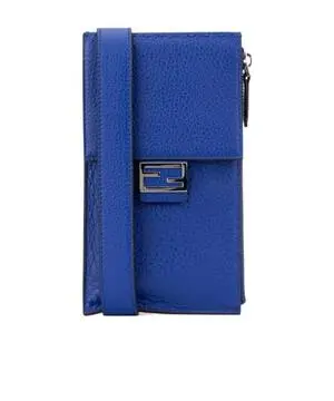 Fendi Baguette Phone Crossbody Bag - Blue