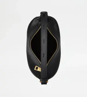 TOD'S Mini Studded Shoulder Bag - Black