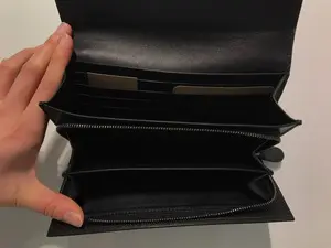 Bottega Veneta Knit A Flip Purse - Black